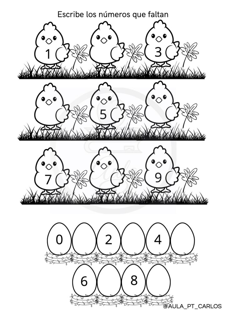 Cuadernillo 50 pag. para trabajar los números del 1 al 9 -Orientacion ...