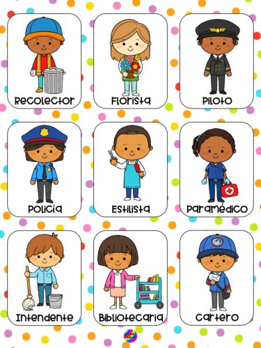 Lotería Oficios y profesiones para divertirse jugando y aprender ...