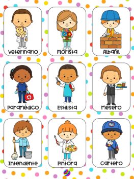 Lotería Oficios y profesiones para divertirse jugando y aprender ...