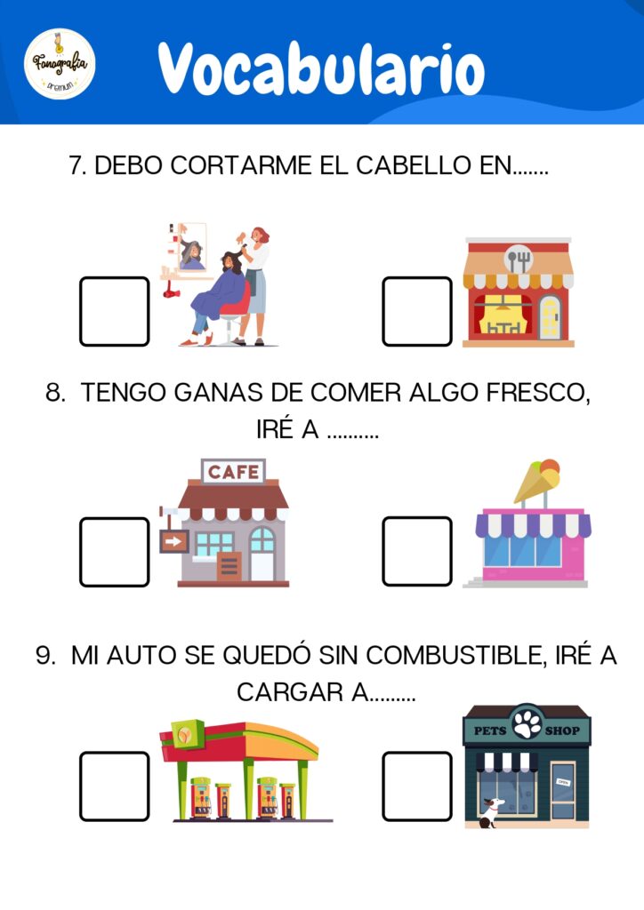 Trabajamos el vocabulario de lugares mediante divertidas inferencias ...