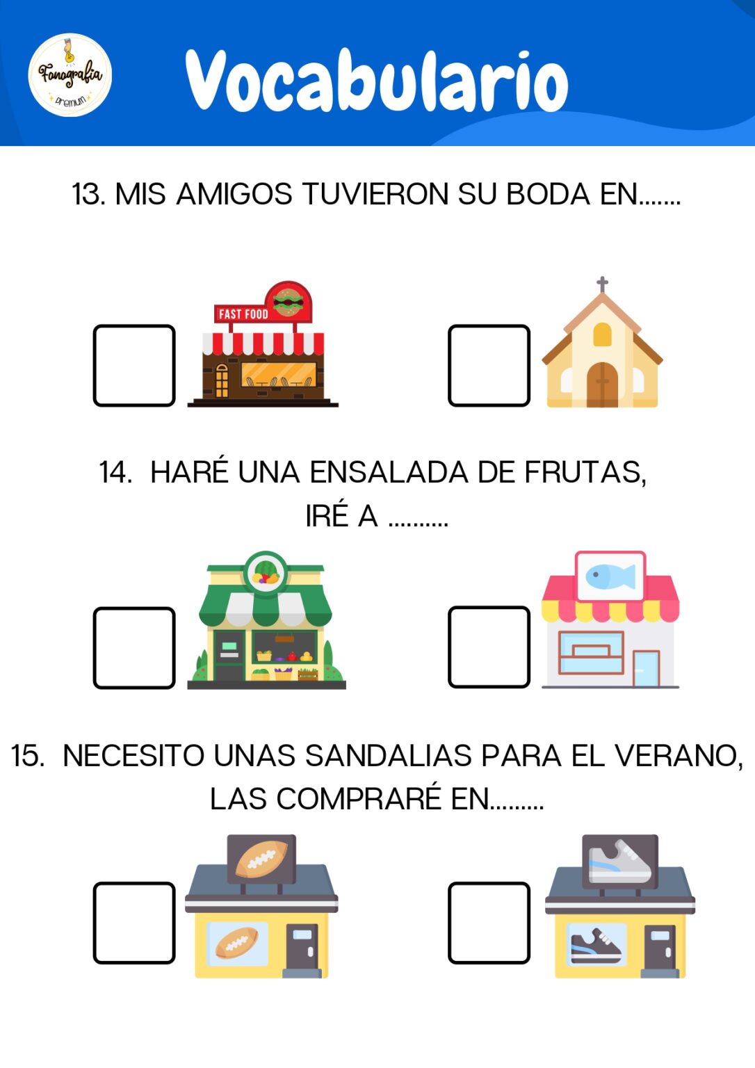 Trabajamos el vocabulario de lugares mediante divertidas inferencias ...