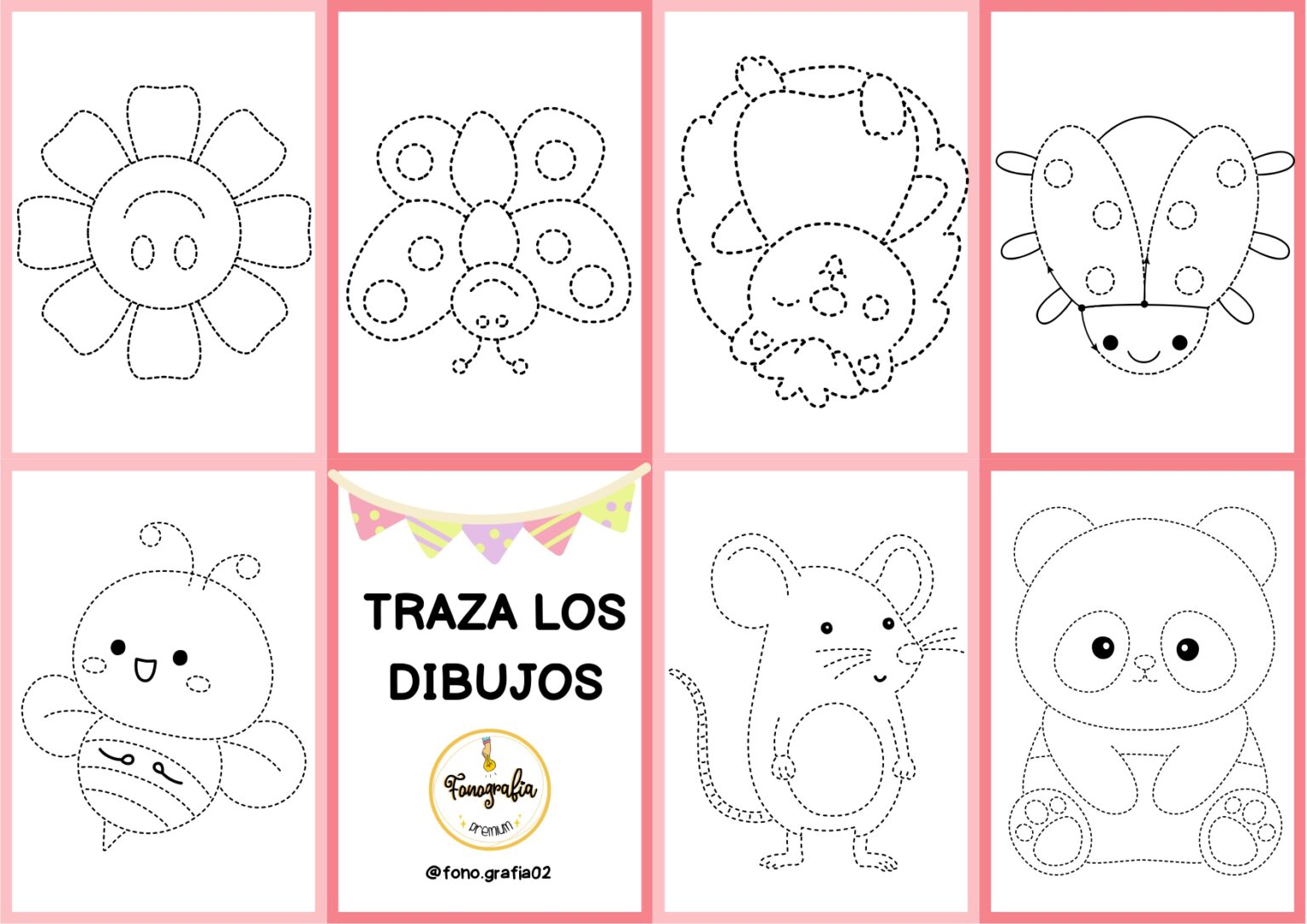 Mini Libritos Plegables con divertidas actividades une puntos traza y ...