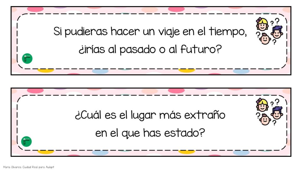 Tarjetas con divertidas preguntas para romper el hielo los primeros ...