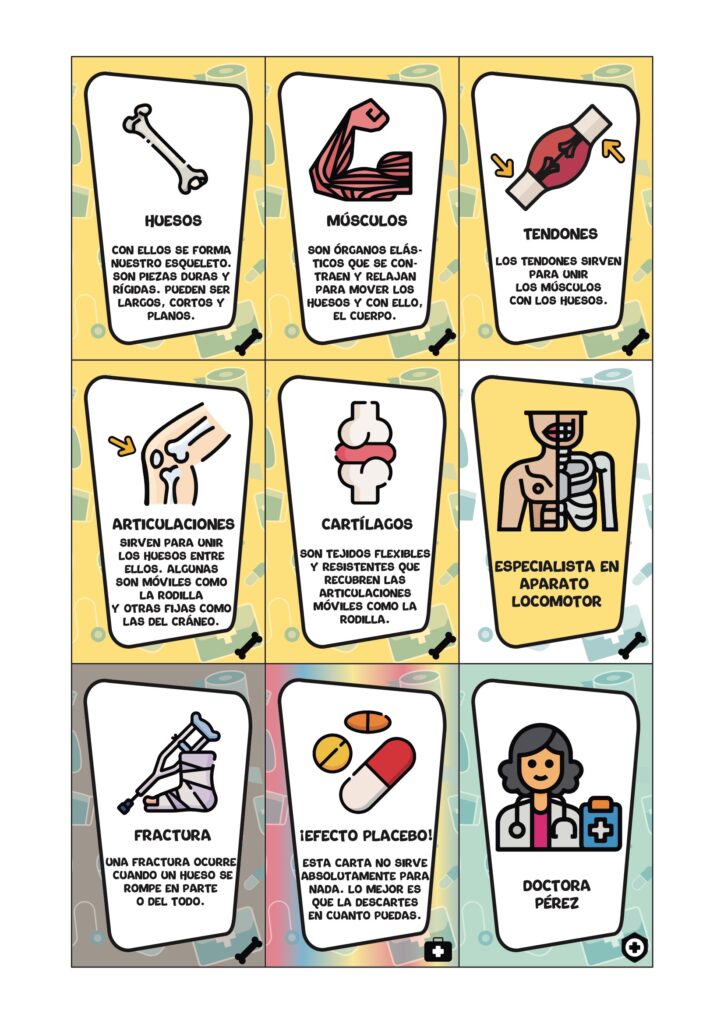APRENDEMOS EL EL CUERPO HUMANO ¡HOSPITAL FATAL! juego de mesa ...