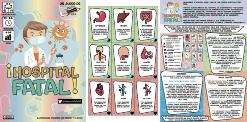 APRENDEMOS EL EL CUERPO HUMANO ¡HOSPITAL FATAL! juego de mesa ...