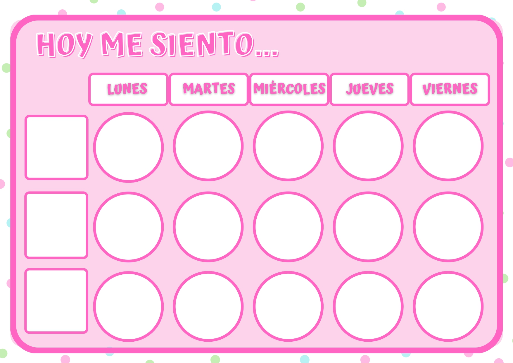 Carteles: "¿Cómo me siento hoy?" -Orientacion Andujar