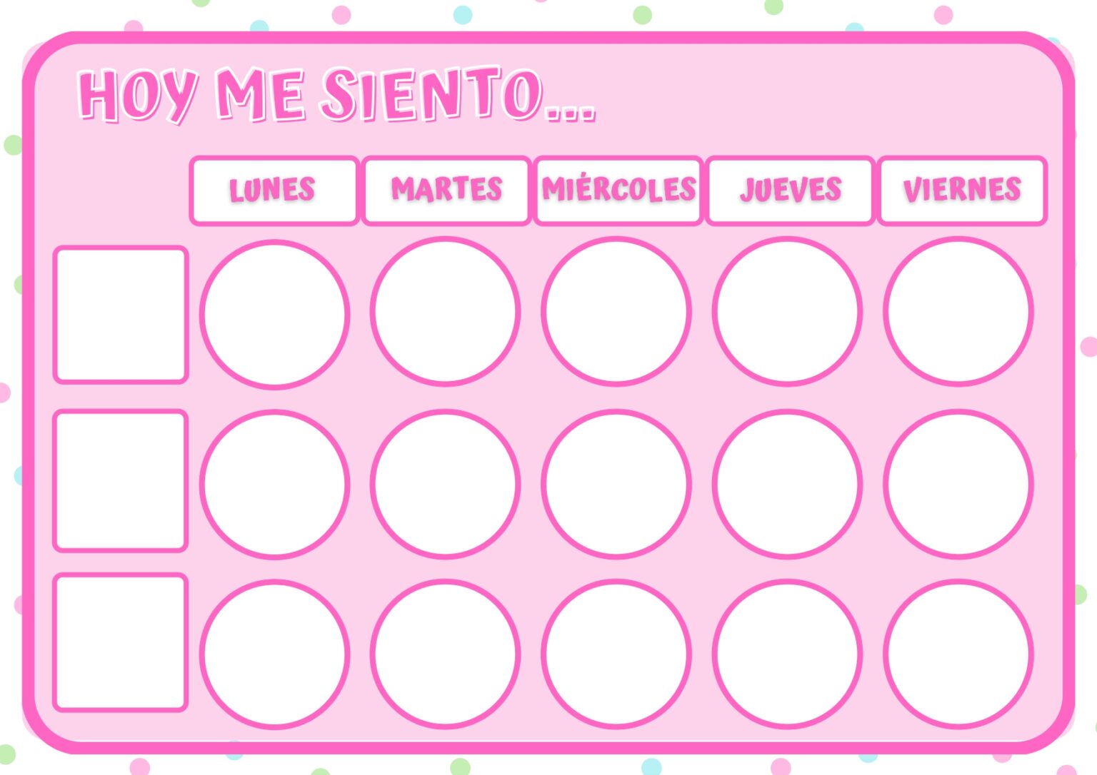 Carteles: "¿Cómo me siento hoy?" -Orientacion Andujar