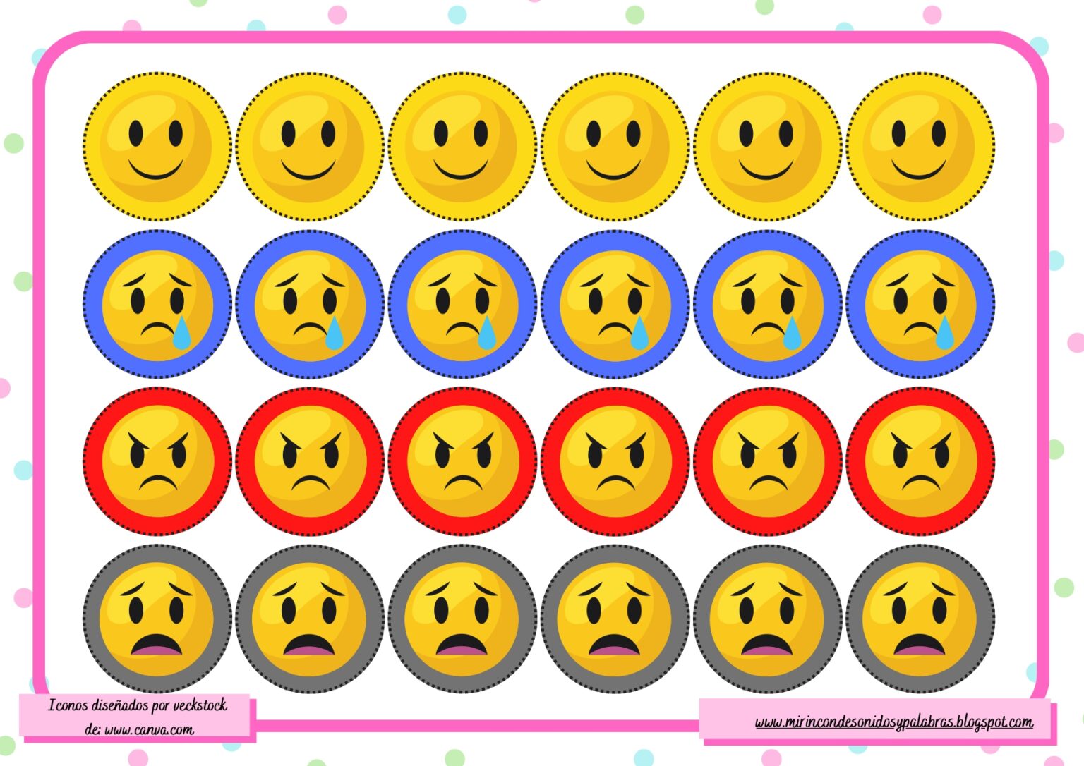 Carteles: "¿Cómo me siento hoy?" -Orientacion Andujar