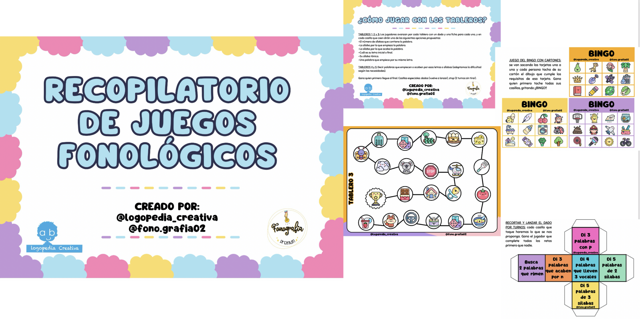 CUADERNO Recopilatorio de divertidos juegos fonológicos -Orientacion ...