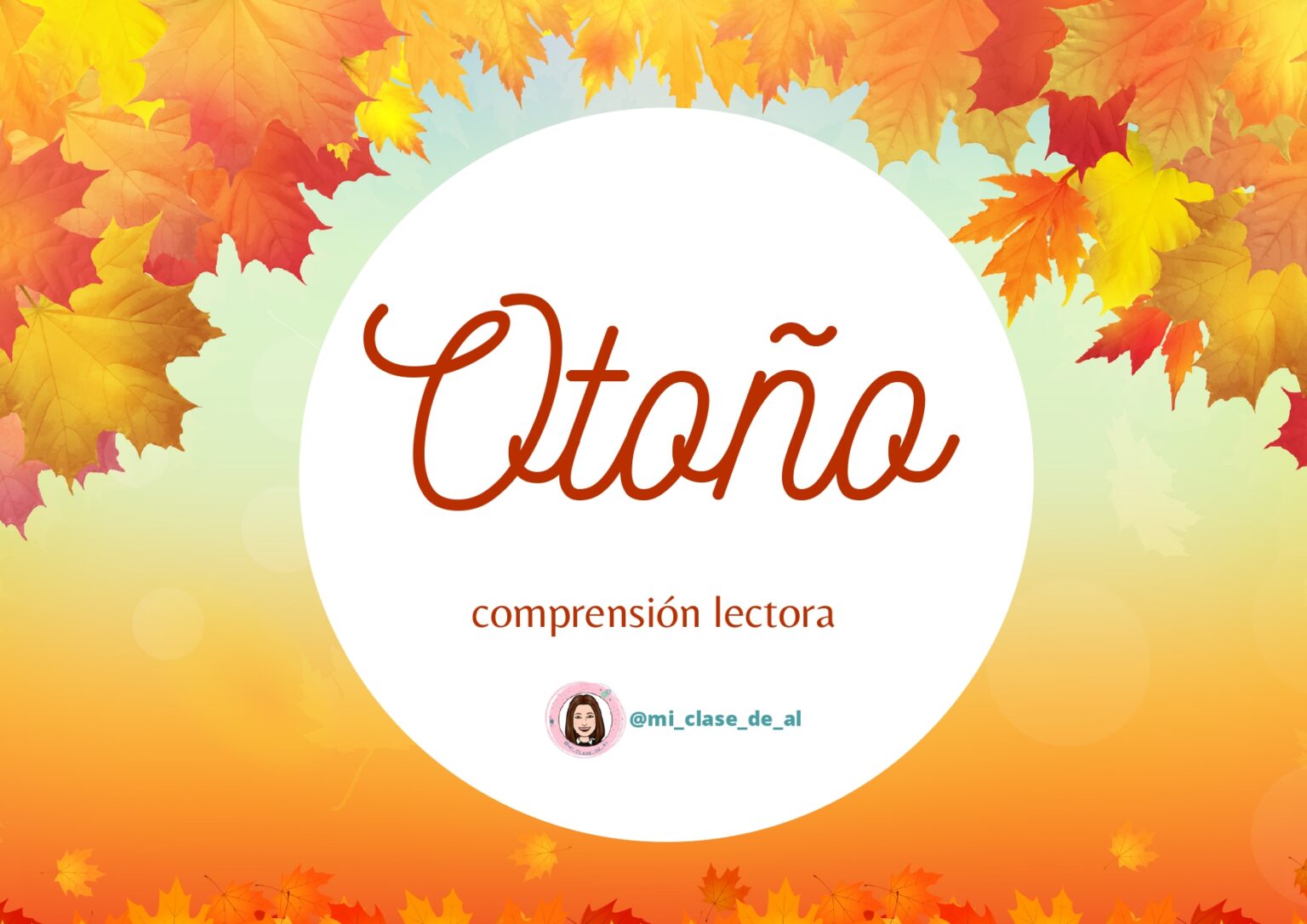 Actividad de comprensión lectora, temática otoño -Orientacion Andujar