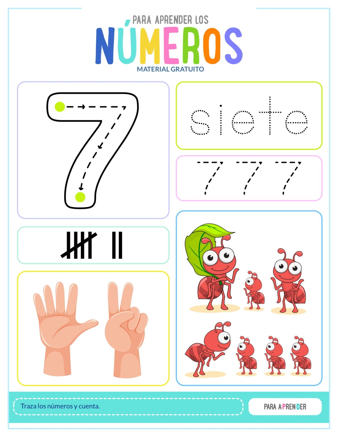 Cuadernillo Aprendiendo los Números -Orientacion Andujar