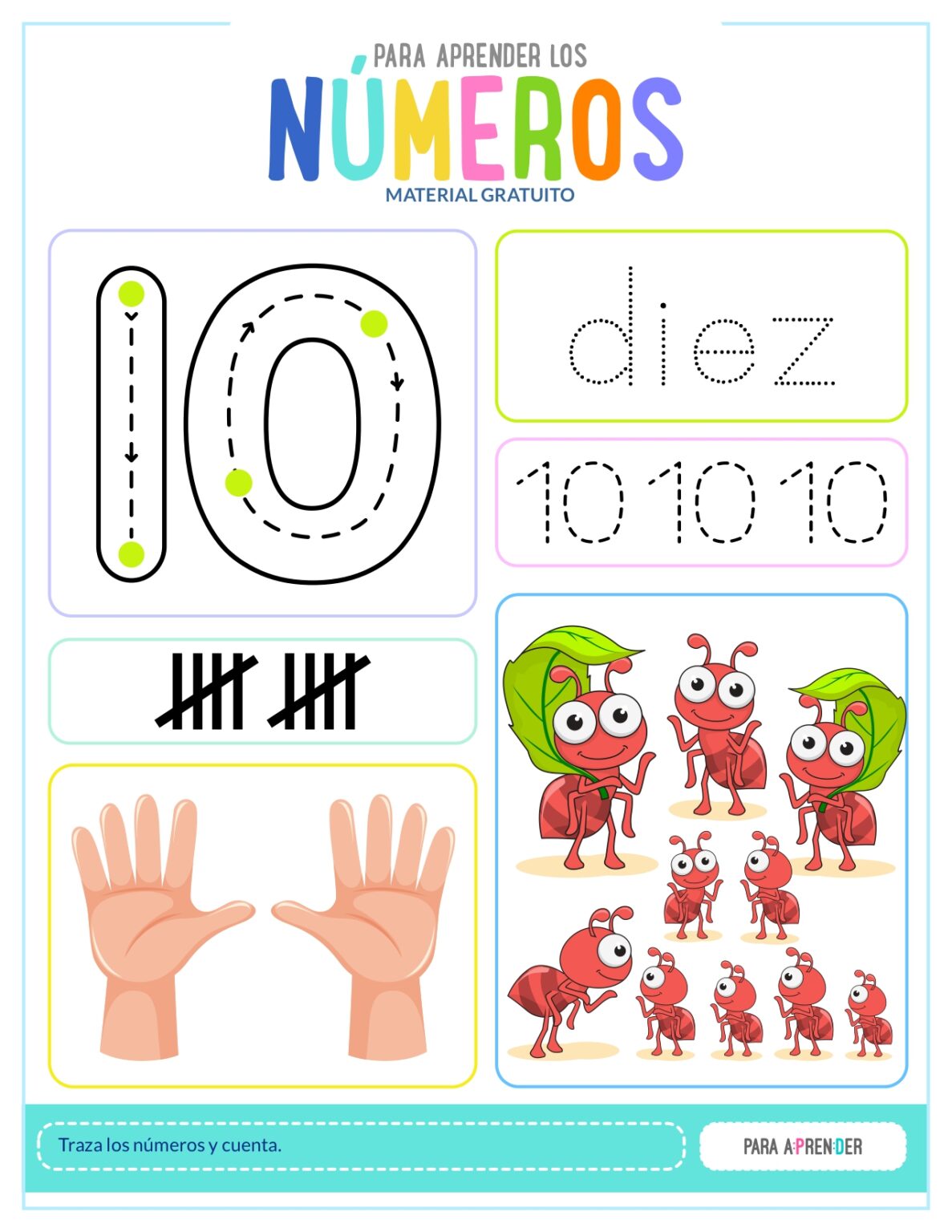 Cuadernillo Aprendiendo los Números -Orientacion Andujar