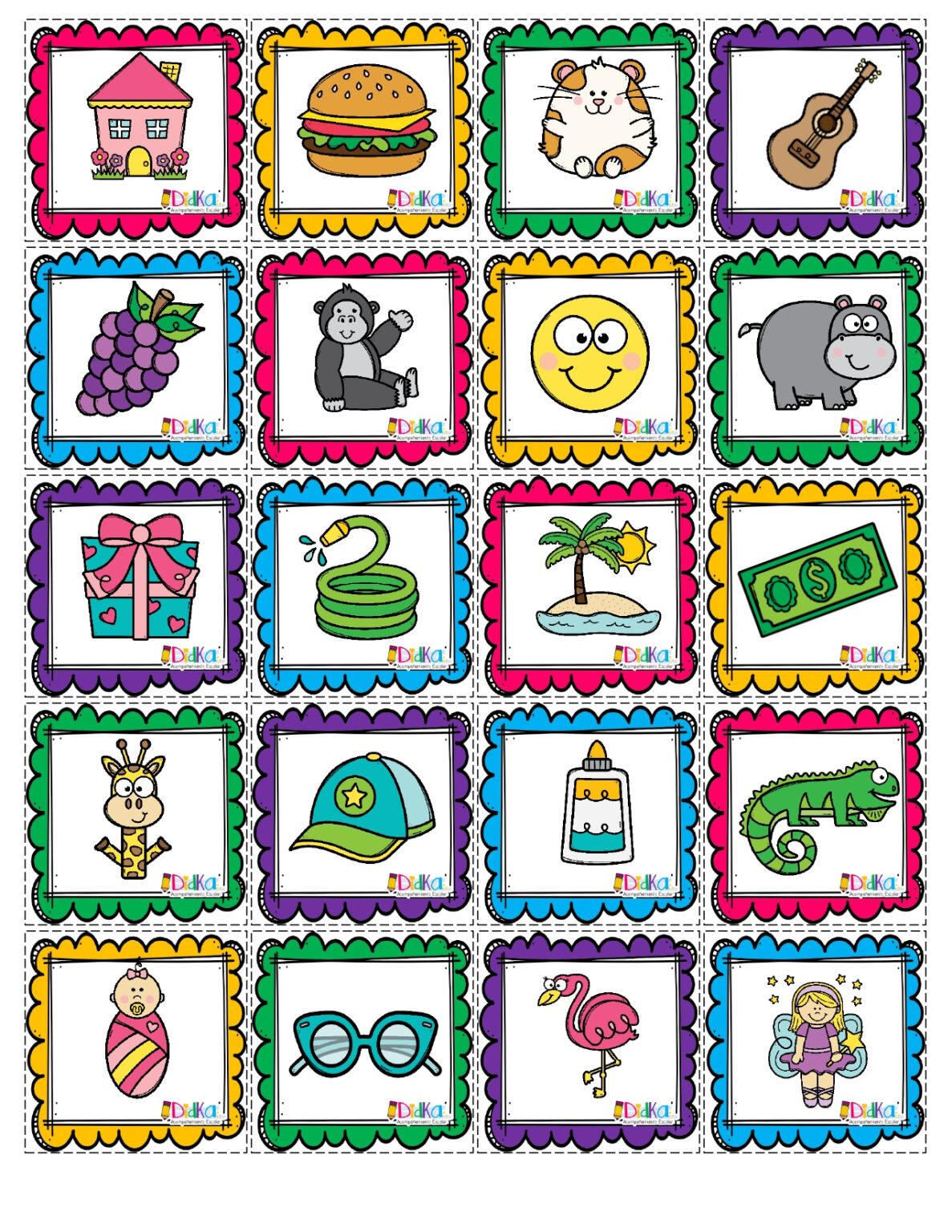 Cuaderno de Dictados con imágenes DIVERTIDAS -Orientacion Andujar