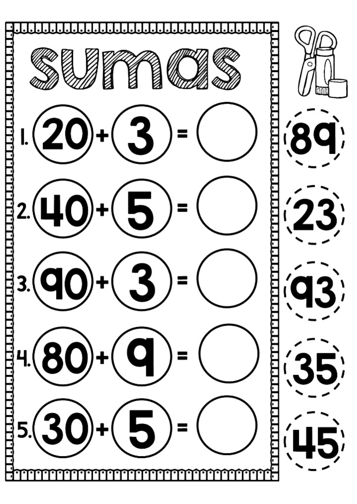 Fichas Sumas Niños Primaria Page 0004 Orientación Andújar Recursos