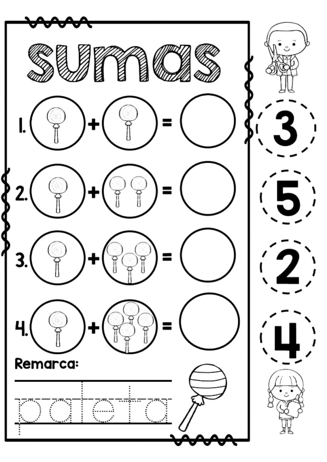 Cuadernillo de Sumas DIVERTIDAS primaria 30 pag. - Orientacion Andujar