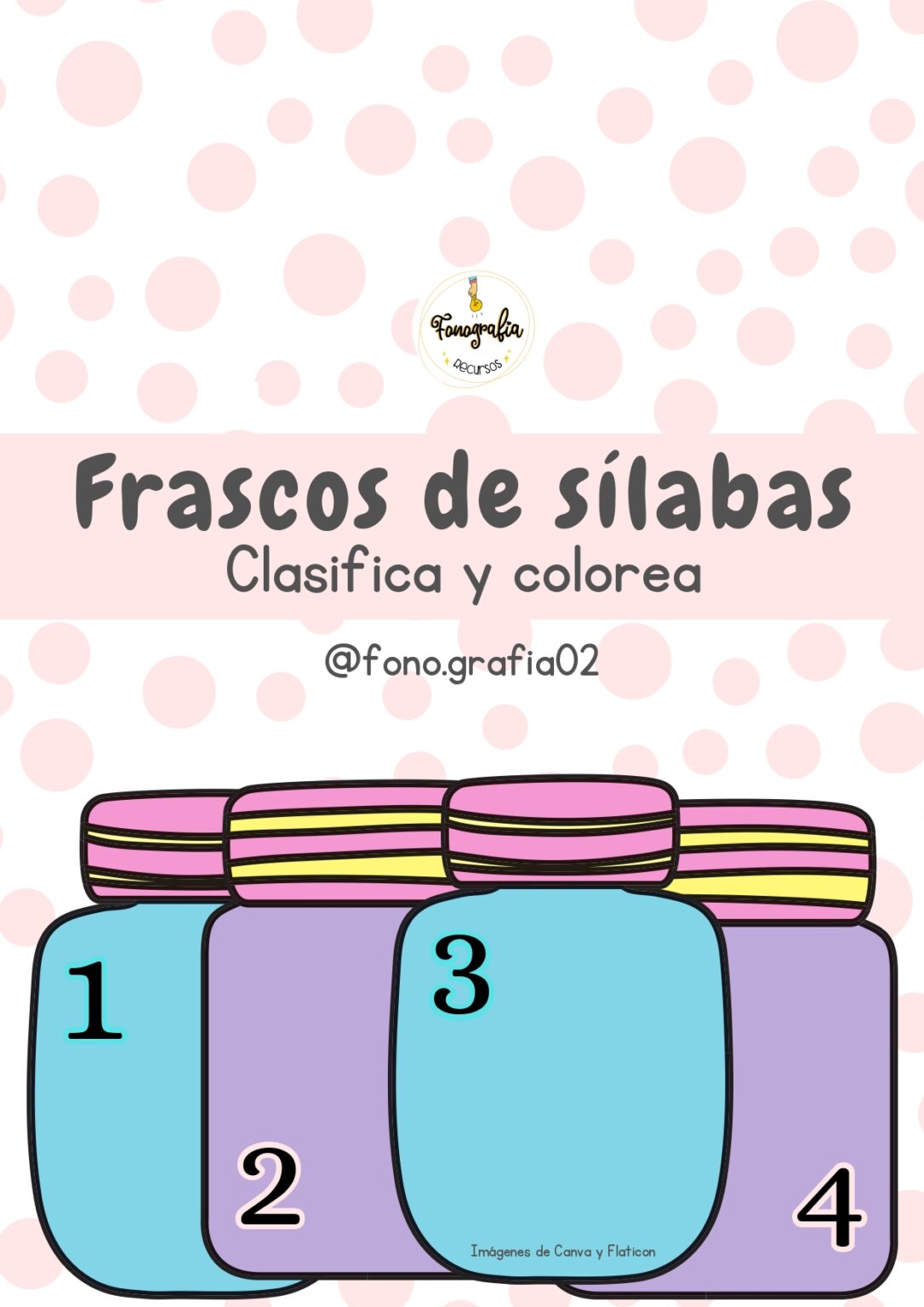 Conciencia silábica: Los frascos de las sílabas -Orientacion Andujar