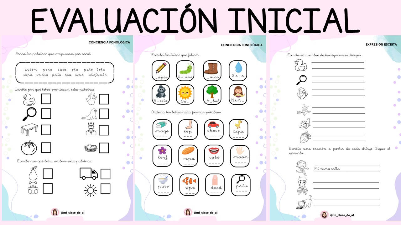 INFORME DE EVALUACIÓN INICIAL 3 AÑOS 2024-2025 - Orientacion Andujar