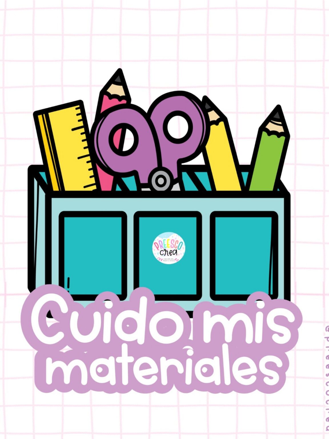 Preciosas láminas de decoración con las reglas para el aula ...