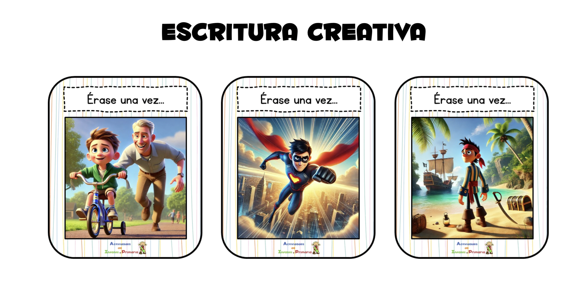Tarjetas para trabajar la escritura creativa a partir de una imagen ...