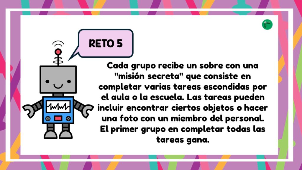 5 divertidos retos para la primera semana de clase para romper el hielo ...