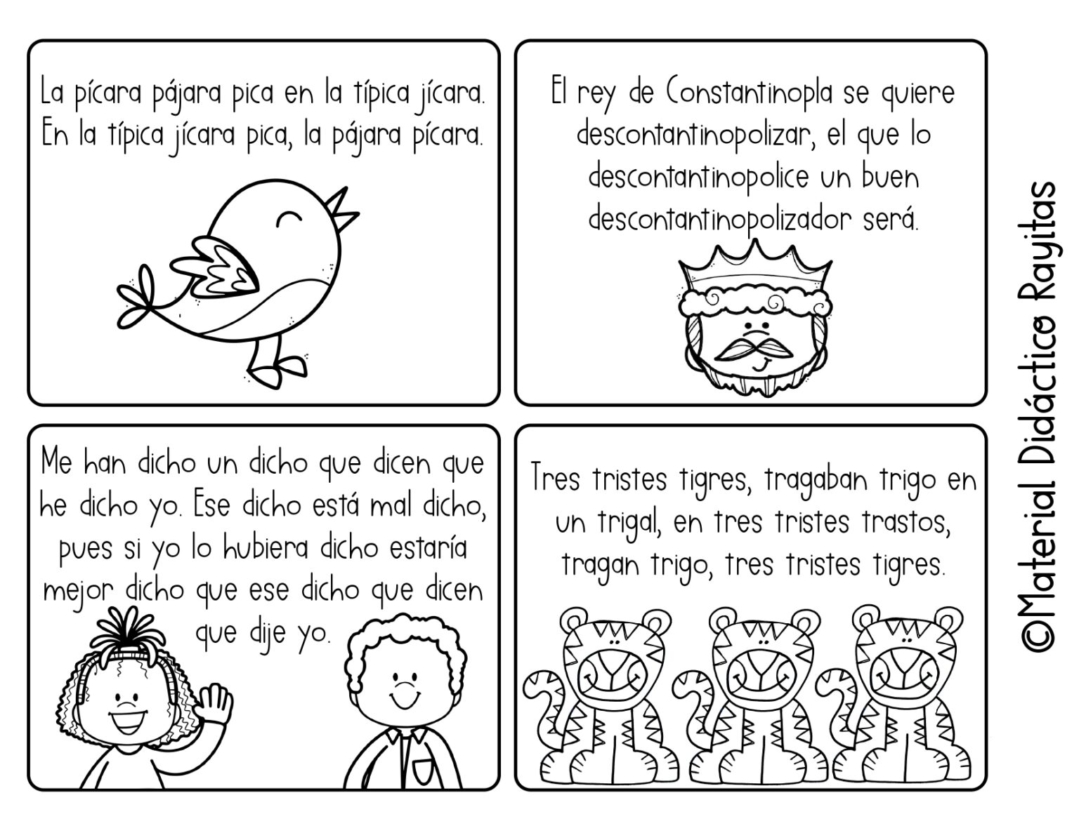 A leer divertidos trabalenguas - Orientacion Andujar