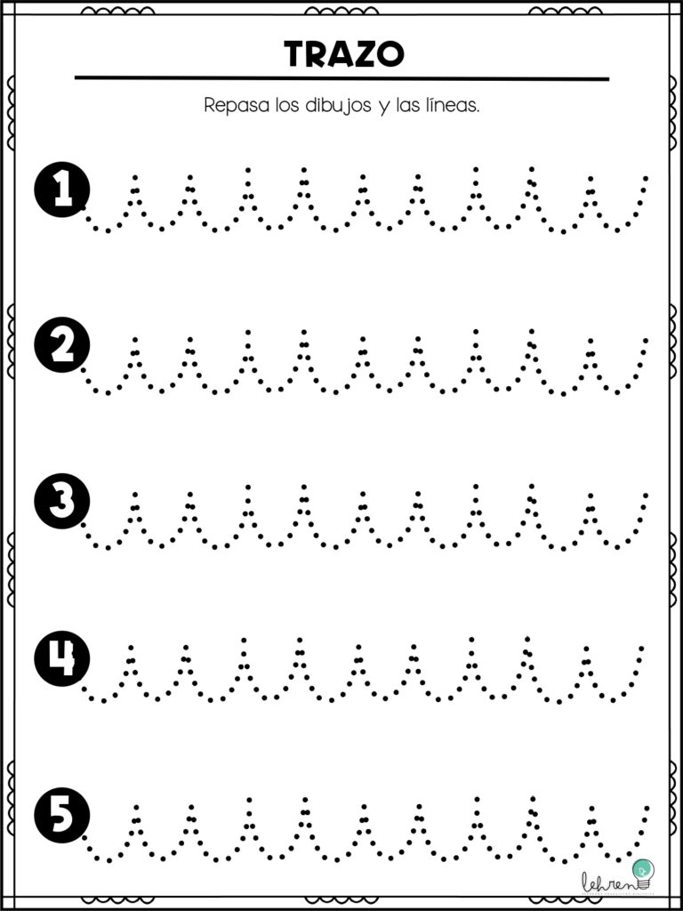 ACTIVIDADES PARA MEJORAR EL TRAZO DE LOS MAS PEQUEÑOS -Orientacion Andujar