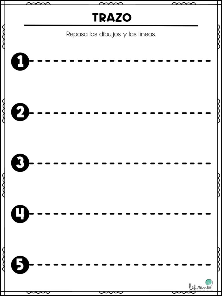 ACTIVIDADES PARA MEJORAR EL TRAZO DE LOS MAS PEQUEÑOS -Orientacion Andujar