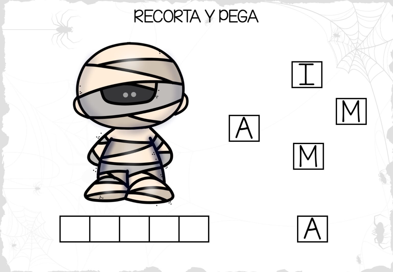 BONITO CUADERNO RECORTA Y PEGA DE HALLOWEEN CONCIENCIA FONÉMICA ...