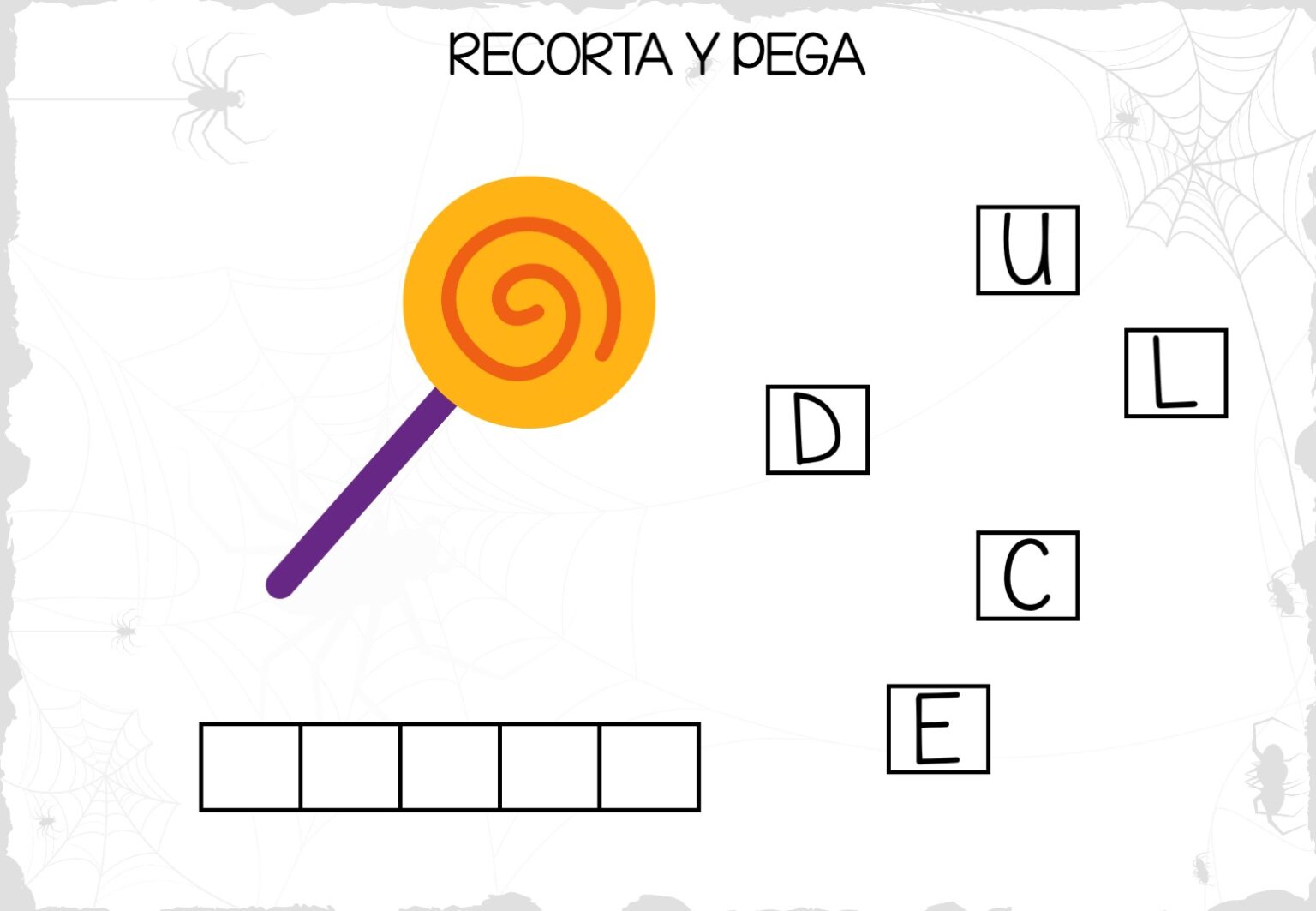 BONITO CUADERNO RECORTA Y PEGA DE HALLOWEEN CONCIENCIA FONÉMICA ...