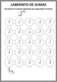 Cuaderno matemático de laberintos de sumas nivel inicial -Orientacion ...