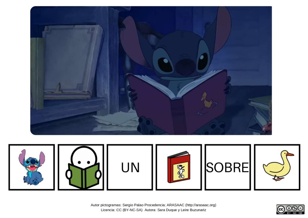 CUENTO STITCH ADAPTADO CON PICTOGRAMAS -Orientacion Andujar