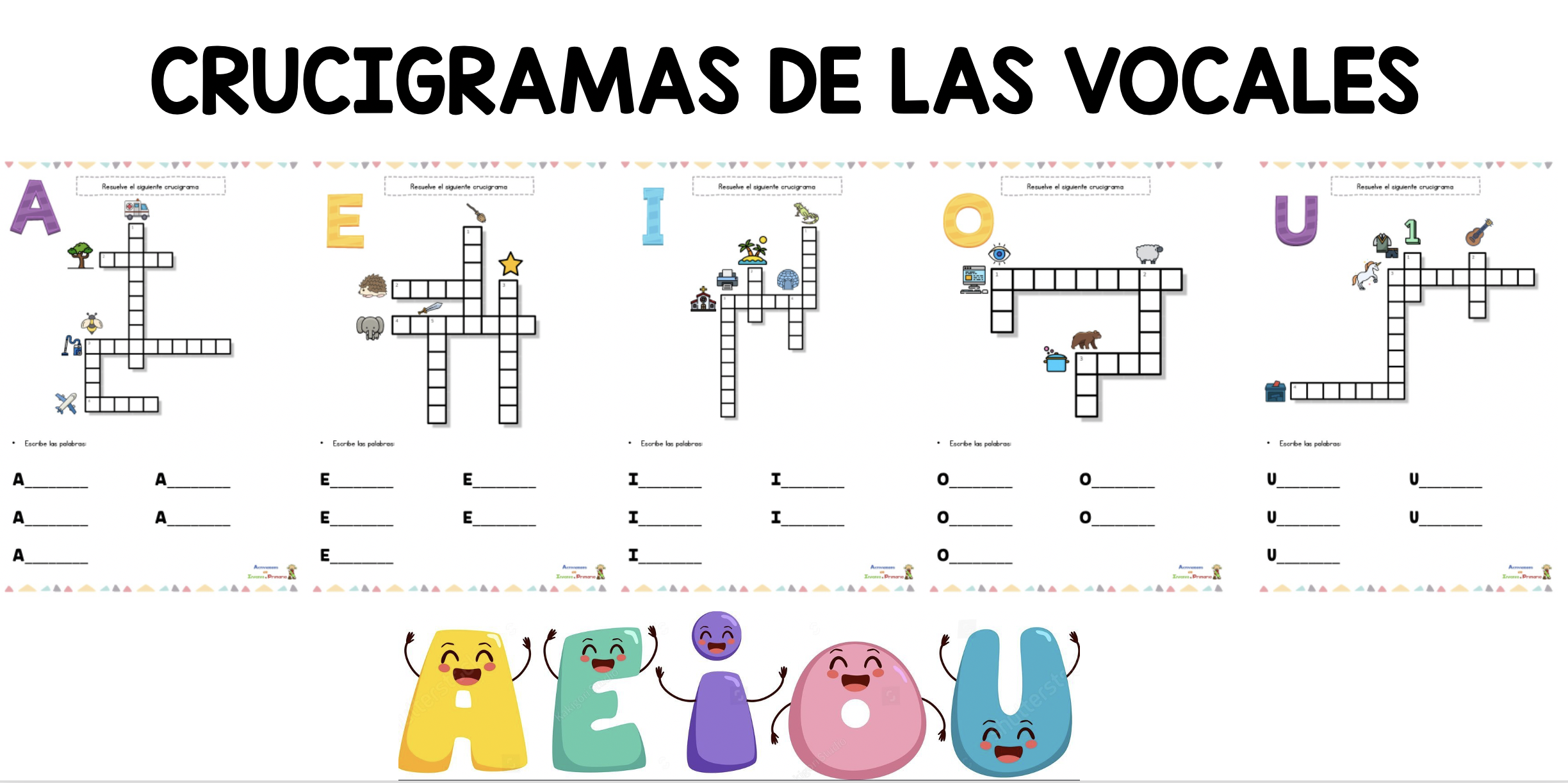 Crucigramas en imágenes -Palabras que empiezan por cada una de las ... Crucigramas en imágenes -Palabras que empiezan por cada una de las ...