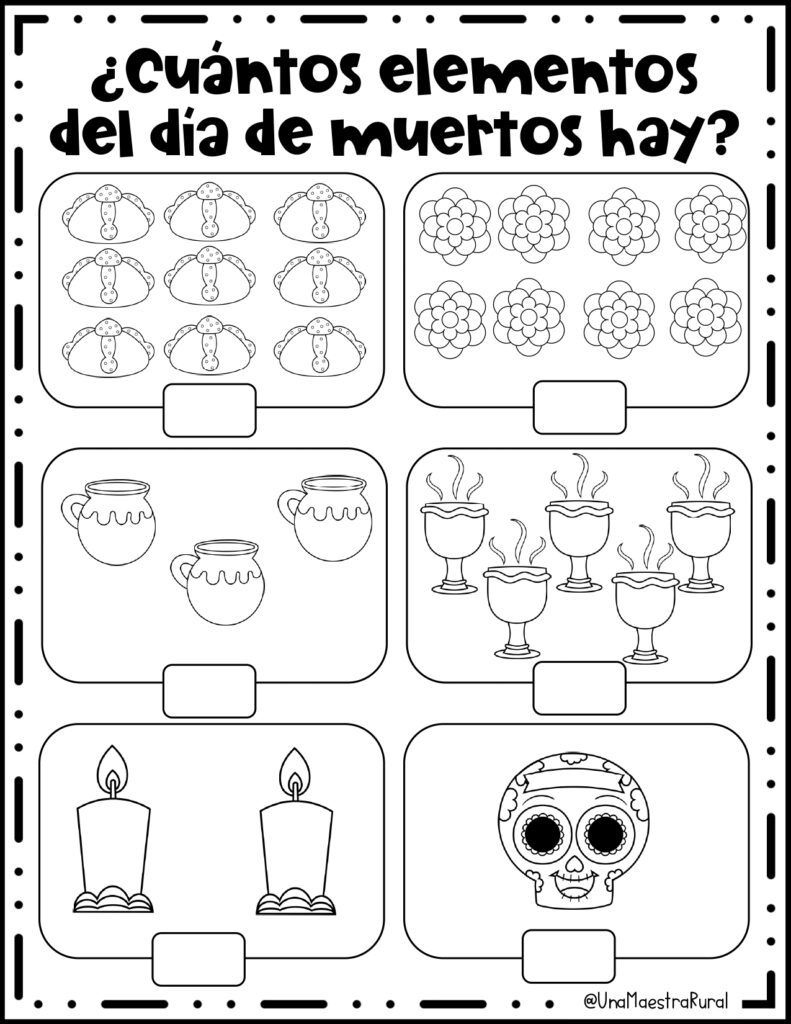 Cuadernillo actividades día de Muertos -Orientacion Andujar