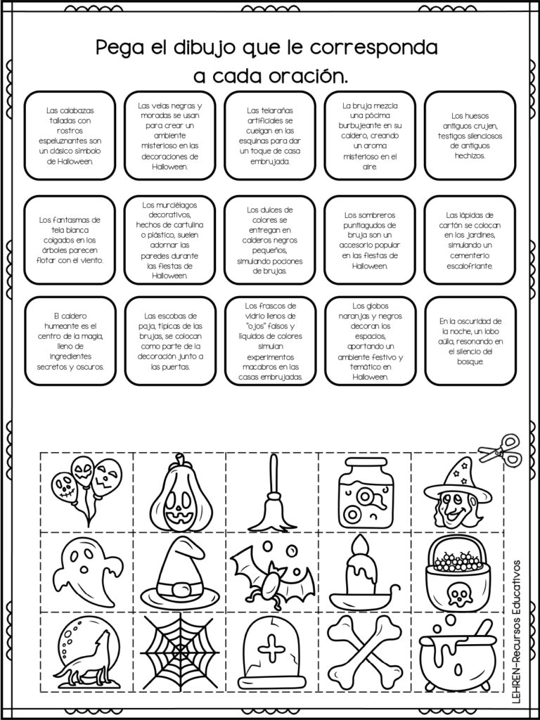 Cuadernillo multinivel infantil y primaria actividades de halloween ...