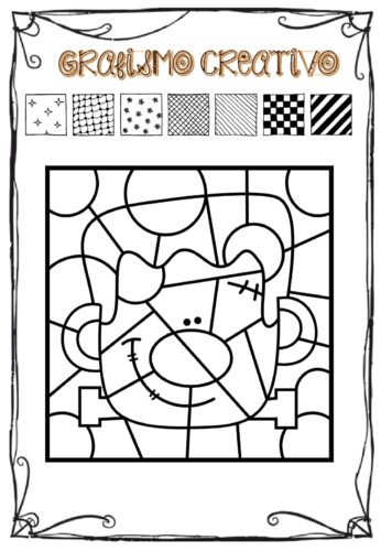 GRAFISMO CREATIVO CON PATRONES BONITOS PARA TRABAJAR Y COLOREAR EN ...