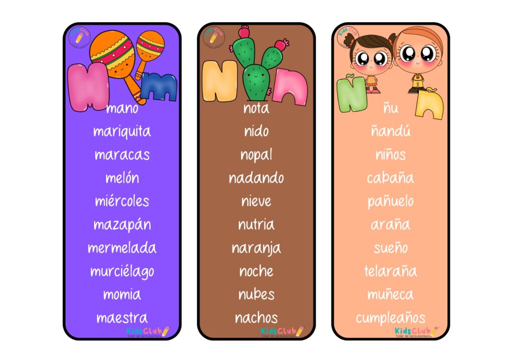 Llaverito de palabras para practicar la lectura con todas las letras ...