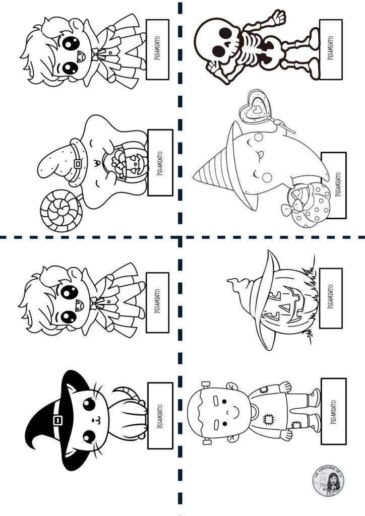 Manualidad de Halloween: La casa encantada y sus personajes ...