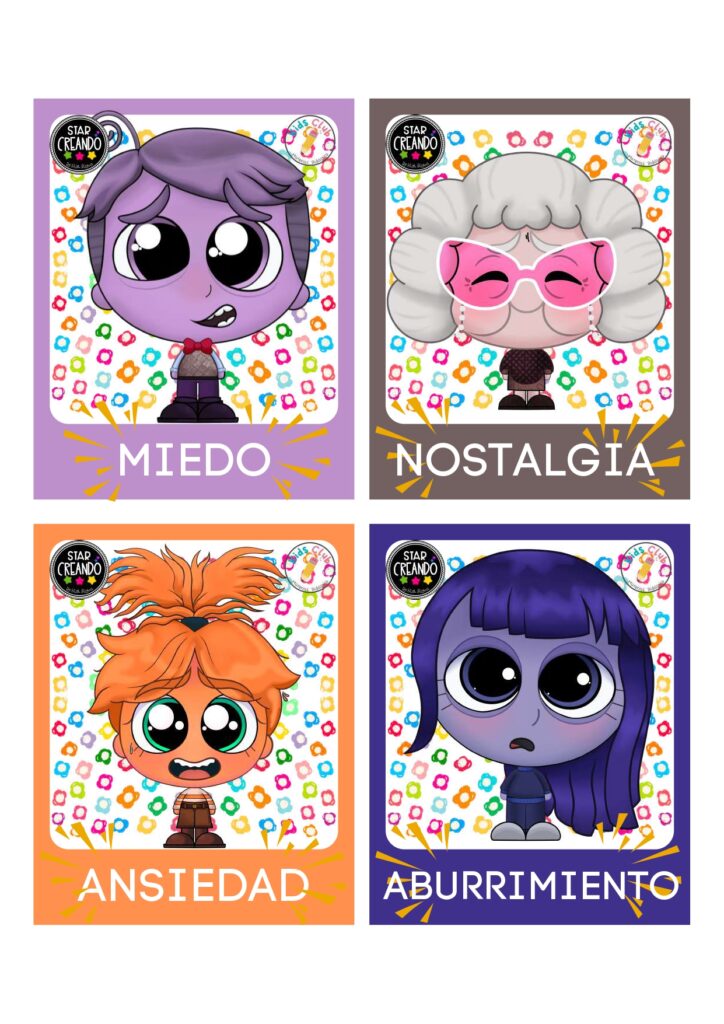 Memory emociones cast/ing listo para descargar y jugar -Orientacion Andujar