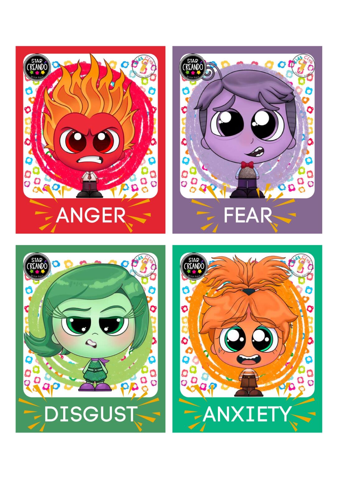 Memory emociones cast/ing listo para descargar y jugar -Orientacion Andujar