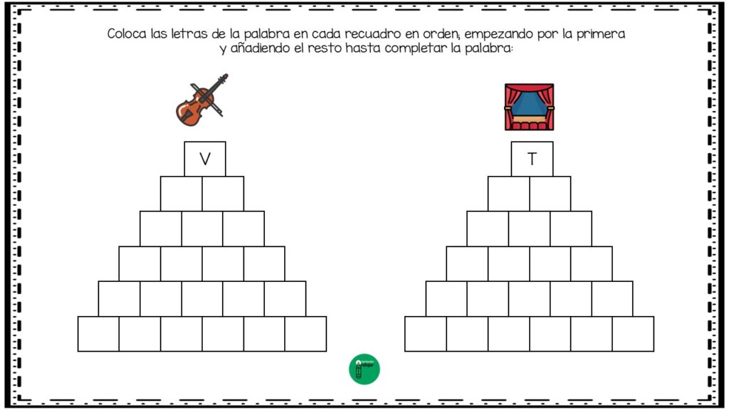 piramide palabras (8) - Orientación Andújar - Recursos Educativos
