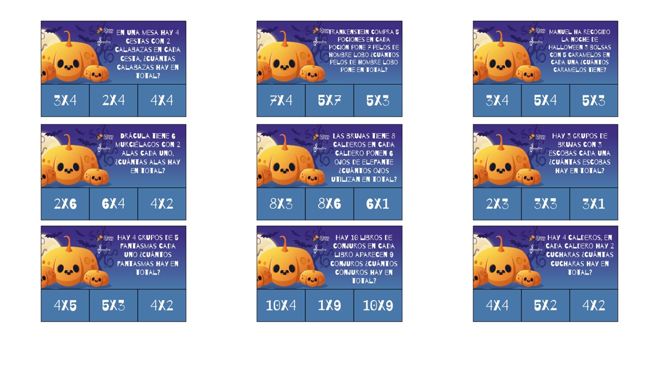 Hoja De Matemáticas De Calabaza