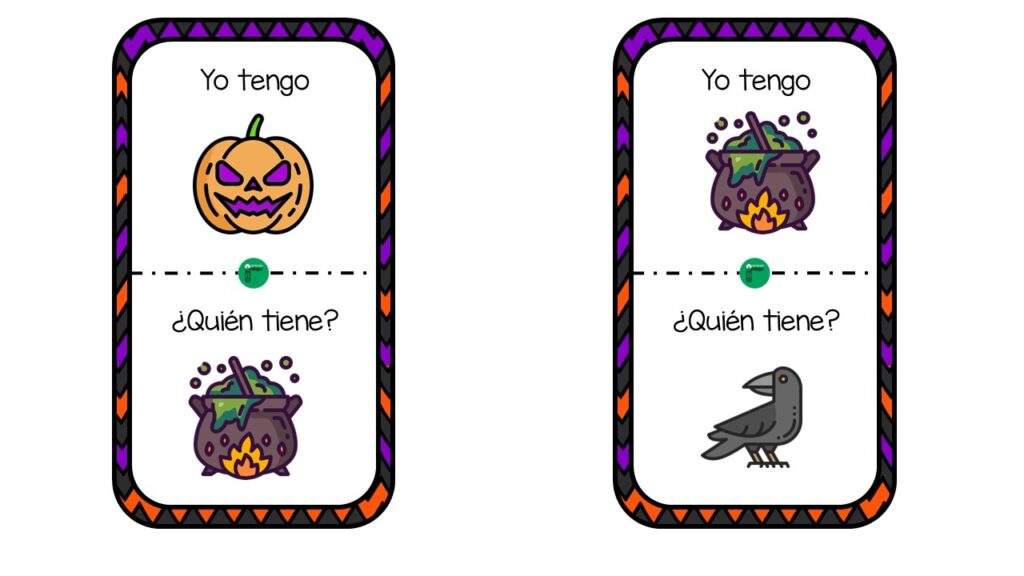 Divertido "¿Quién tiene? Yo tengo..." con el vocabulario de Halloween ...