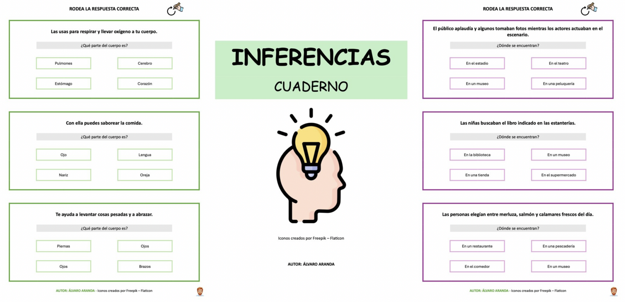 El libro de las 100 inferencias establecemos conexiones lógicas ...
