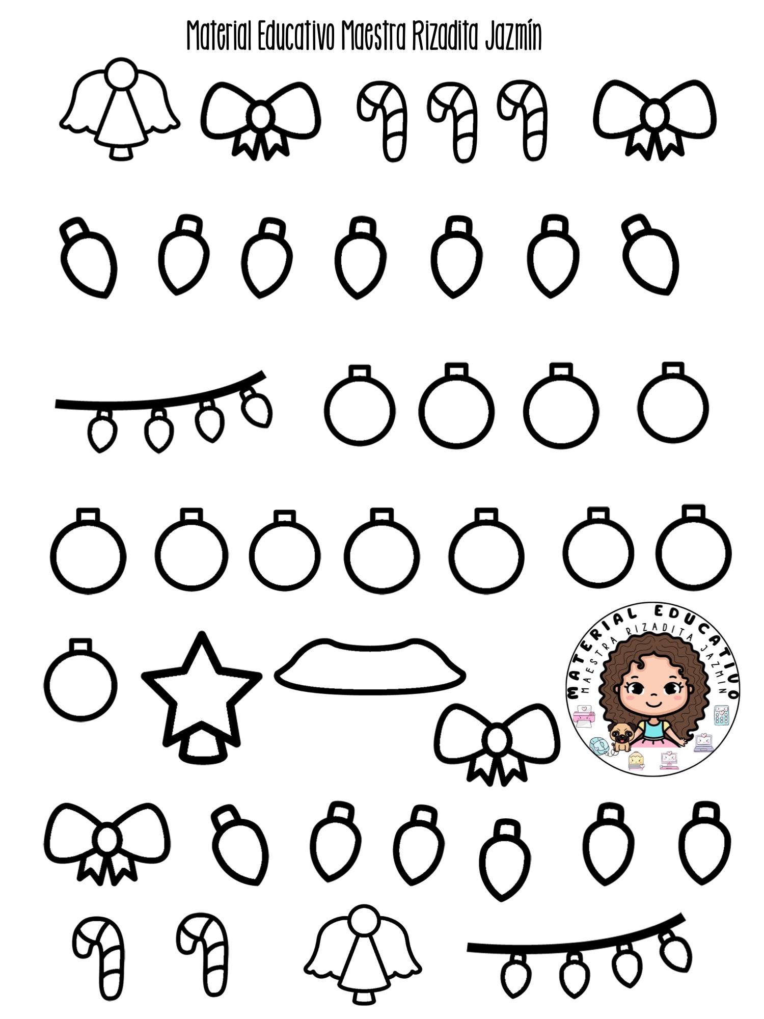 Construye tu arbol de Navidad en clase 6 - Orientación Andújar ...