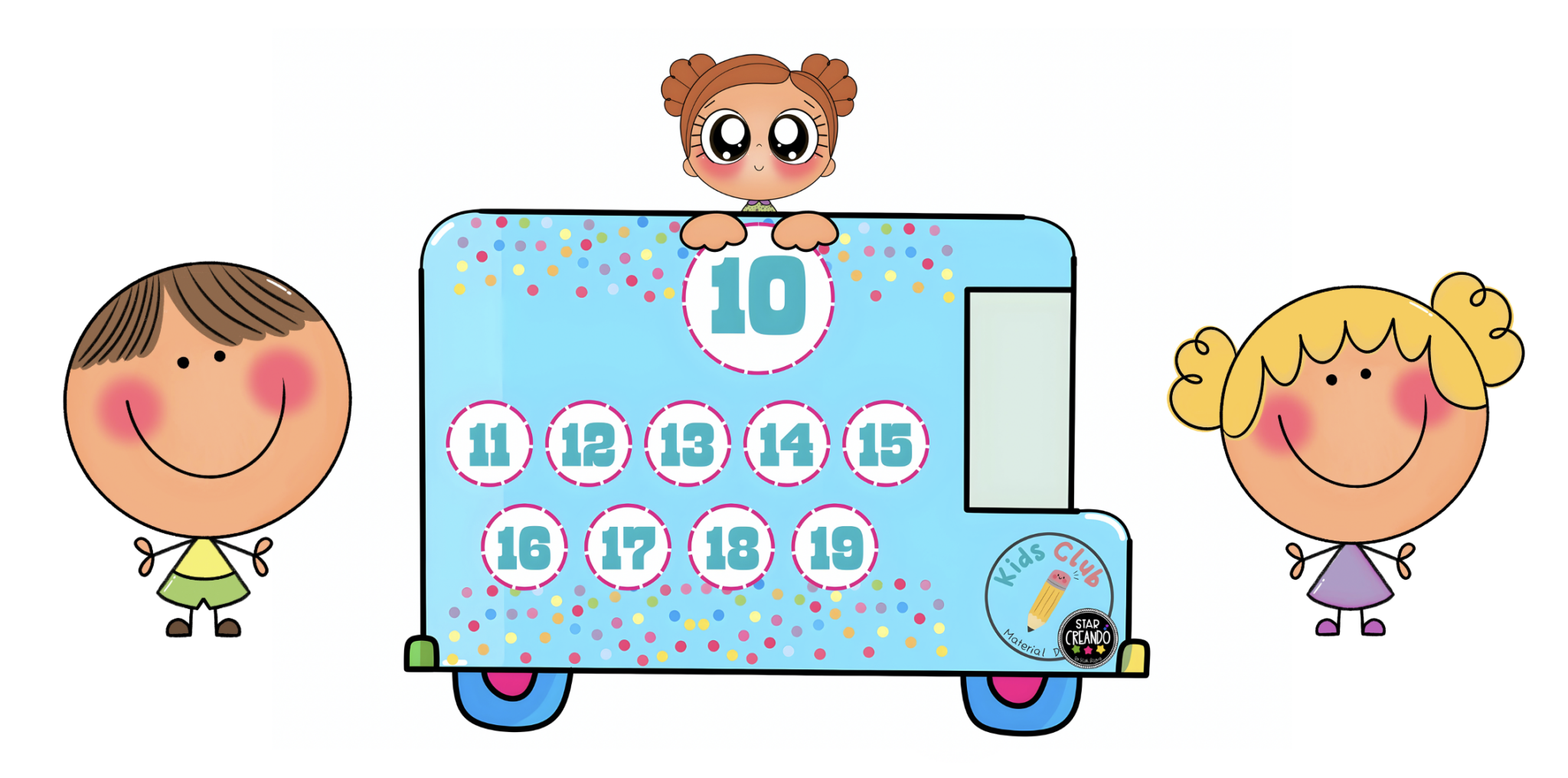 El autobús de las familias de los números -Orientacion Andujar