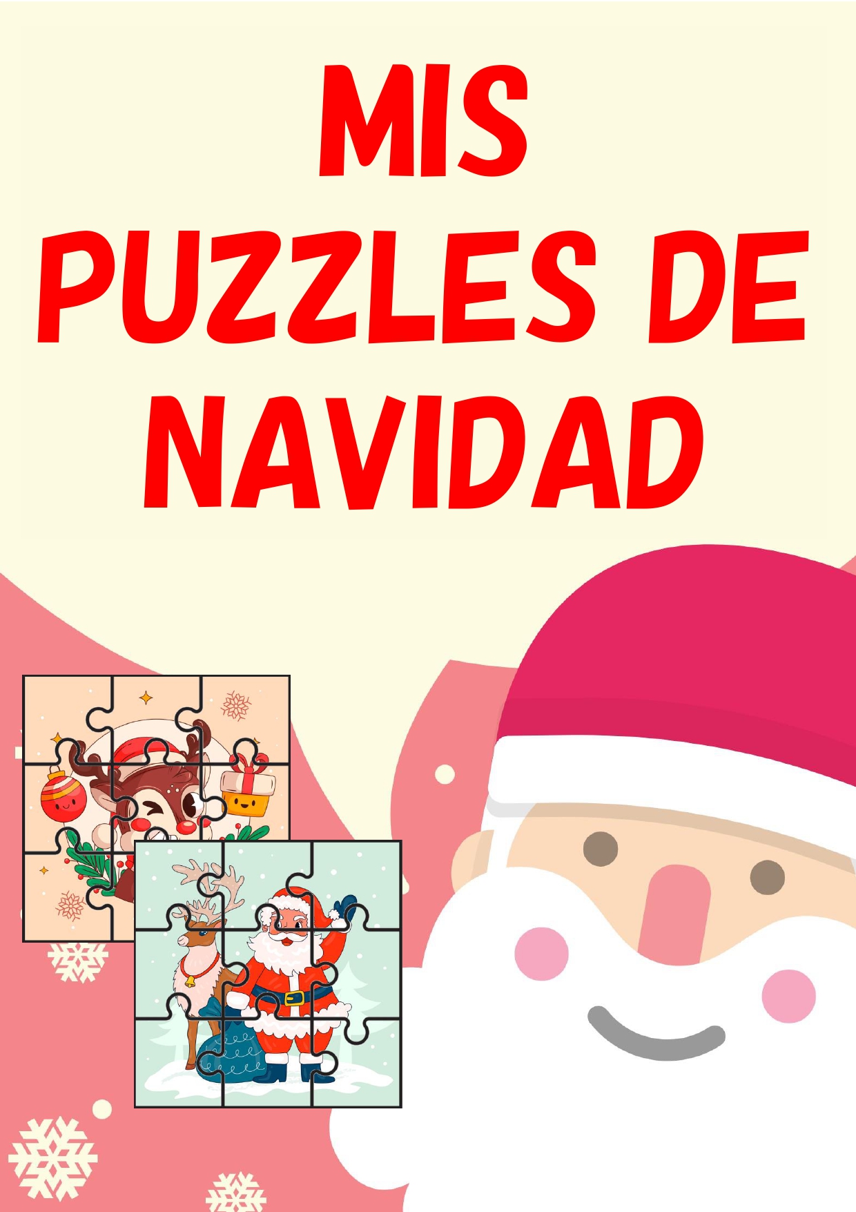 Mis puzzles de Navidad para peques: ¡Diviértete con 9 piezas ...