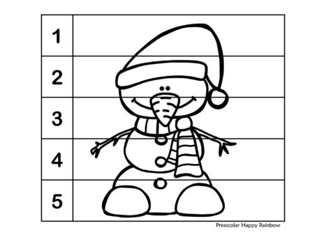 Preciosos rompecabezas navideños para trabajar los números -Orientacion ...