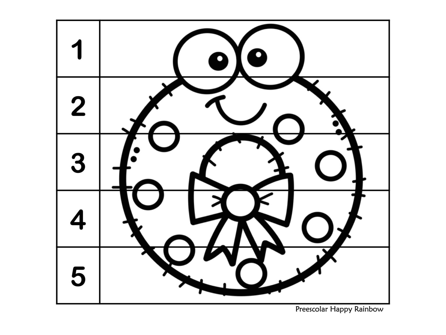 Preciosos rompecabezas navideños para trabajar los números -Orientacion ...