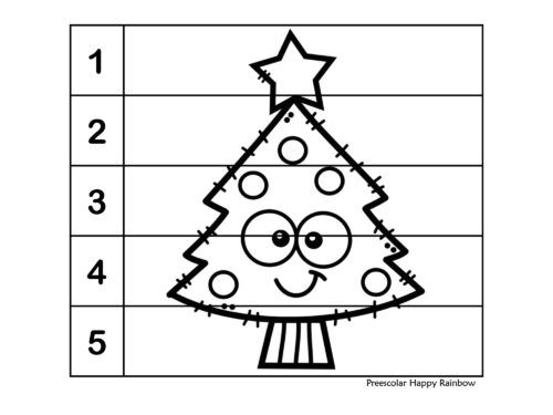Preciosos rompecabezas navideños para trabajar los números -Orientacion ...