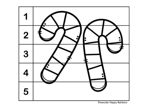 Preciosos rompecabezas navideños para trabajar los números -Orientacion ...